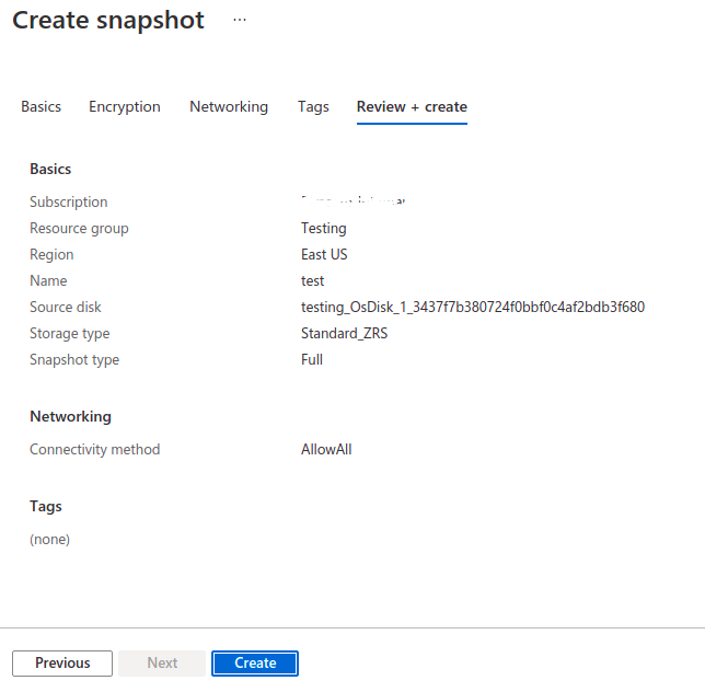 How To Take A Snapshot Of A Disk In Microsoft Azure Hackerxone