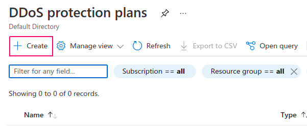 How to Create DDos protection plans in Microsoft Azure. - HackerXone