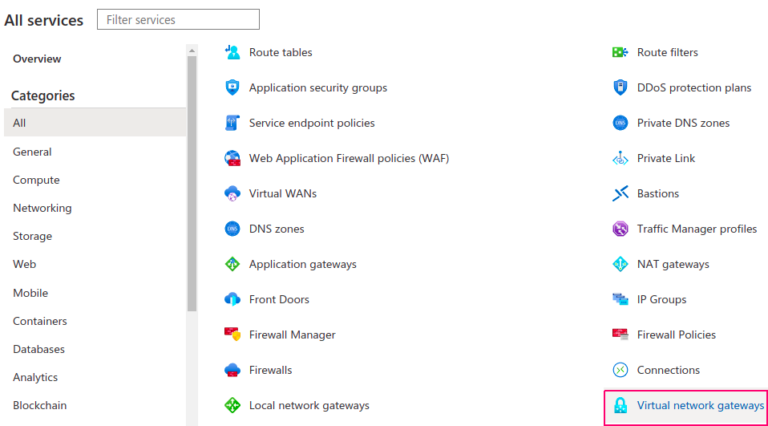 How to Create Virtual Network Gateways in Microsoft azure. - HackerXone