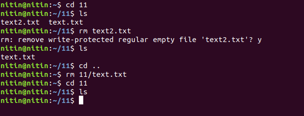 How To Use Rm And Rmdir Utilities To Remove Or Delete Files And Directories In Linux Hackerxone