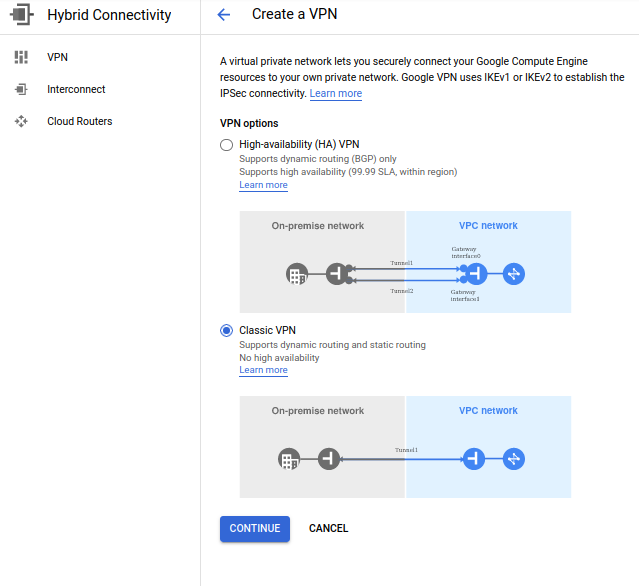 How to Create Classic VPNs on Google Cloud Platform. - HackerXone