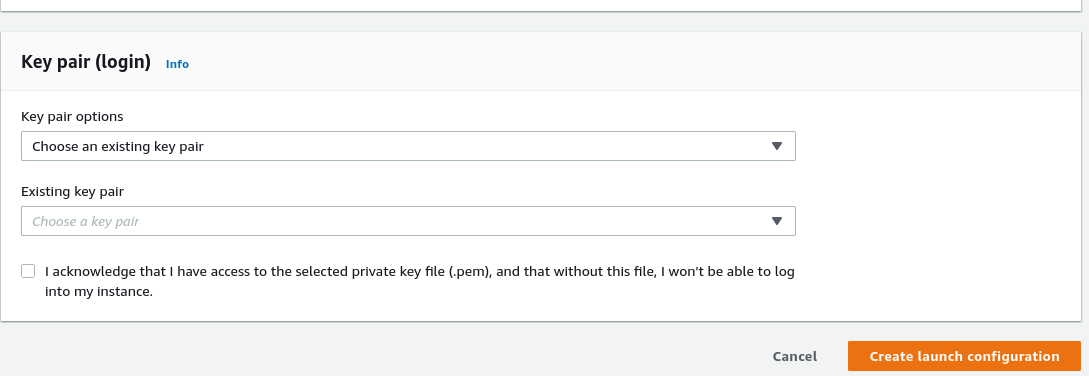 How To Create Launch Configuration For Autoscaling On Amazon Web Serviceaws Hackerxone