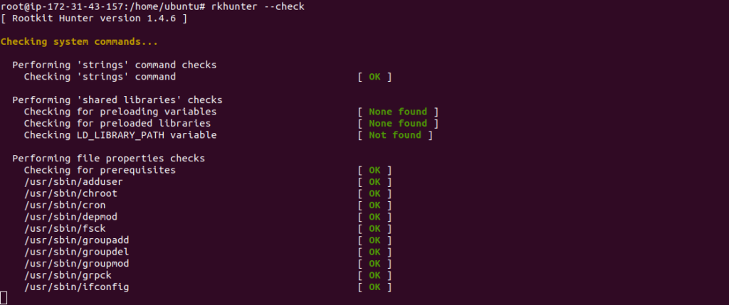 Step By Step Guide To Install Rkhunter Rootkit Hunter Scanning Tool On Ubuntu 20 04 Lts