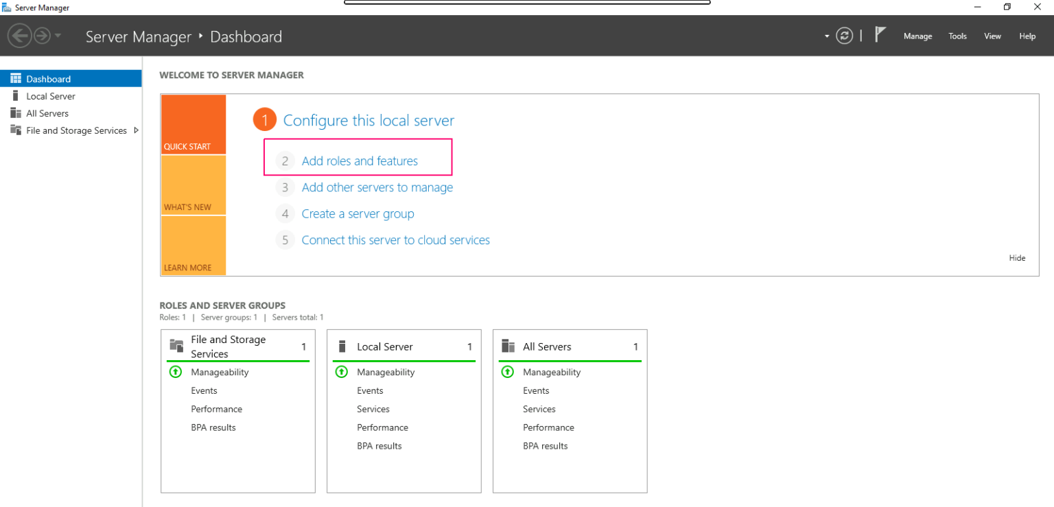 Steps to Add Roles & Features in Window Server 2019 - HackerXone