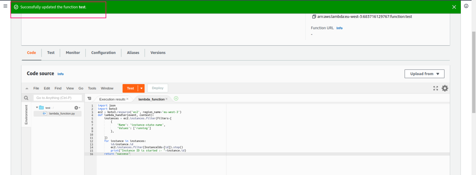 Step By Step Guide To Auto Stop Ec2 Instance Using Lambda Function On Amazon Web Service