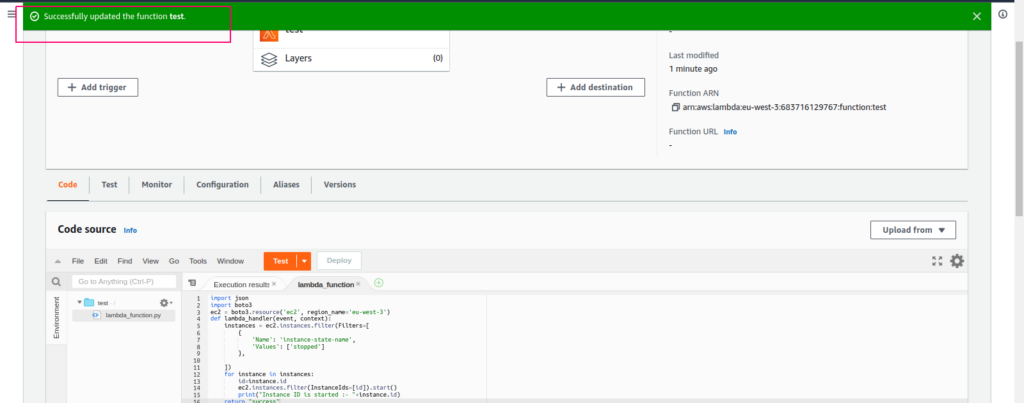 Step By Step Guide To Auto Start Ec2 Instance Using Lambda Function On Amazon Web Service